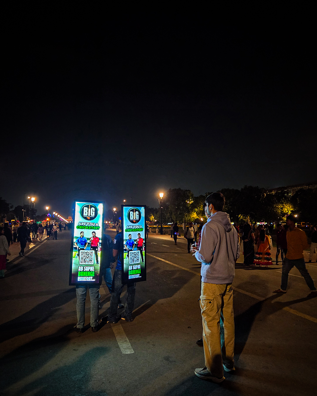 Big Cricket League Launches Unique Human Billboard Awareness Campaign ...