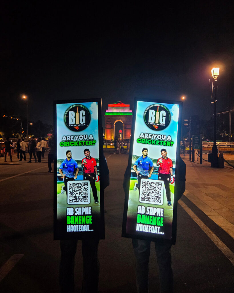 Big Cricket League Launches Unique Human Billboard Awareness Campaign ...