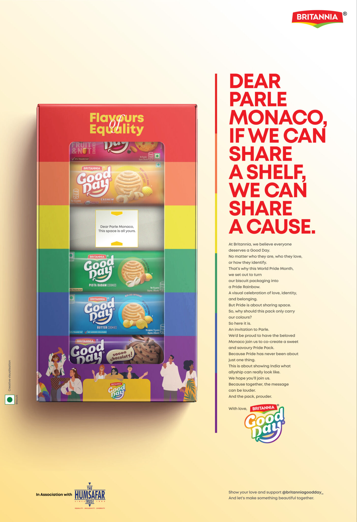 Britannia Good Day Launches “Flavours of Equality” Pride Pack Featuring ...